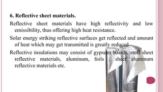 Thermal insulation of building | PPTX