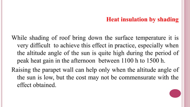 Thermal insulation of building | PPTX