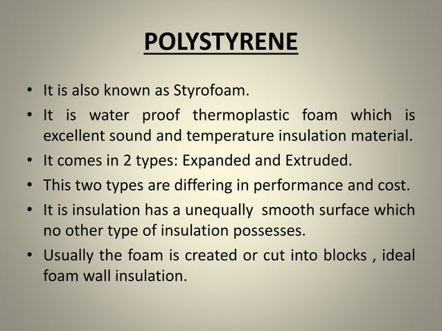 Thermal insulation materilials and its application | PPTX