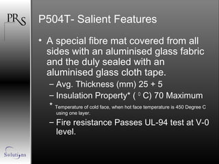 Thermal insulation solutions_a | PPT