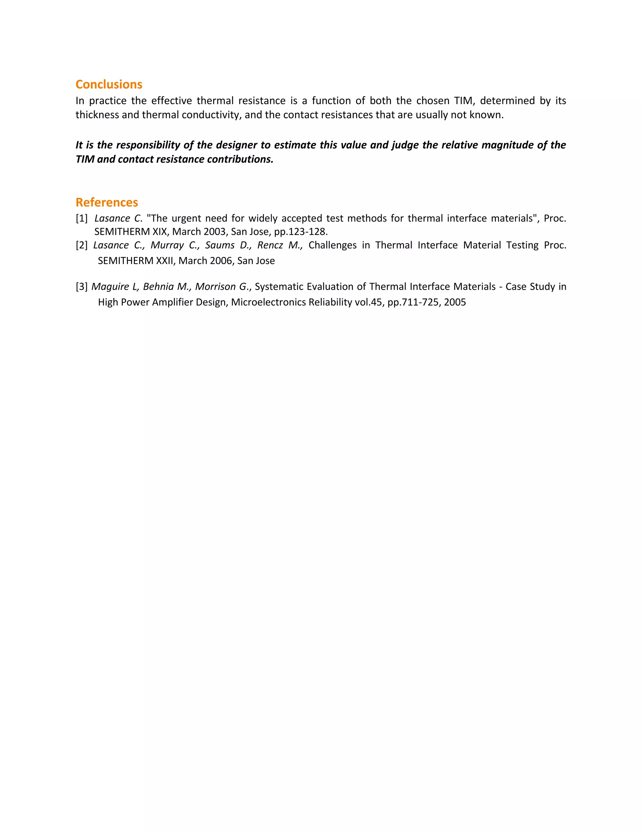 Thermal Interface Materials (TIMs): Conudction, Convection, Resistance ...