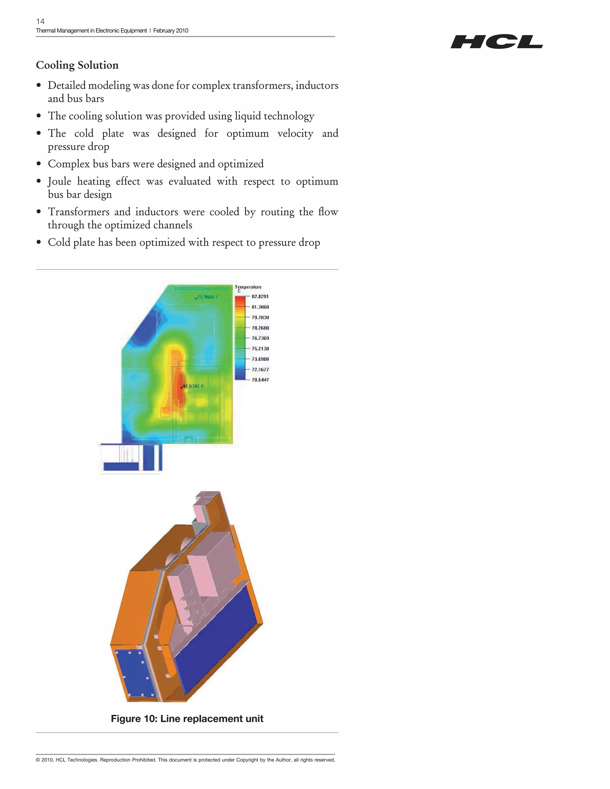 HCLT Whitepaper: Thermal Management in Electronic Equipment | PDF
