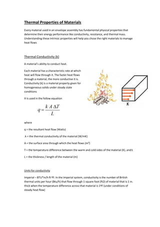 Thermal mass | PDF