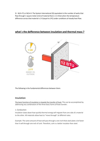 Thermal mass | PDF