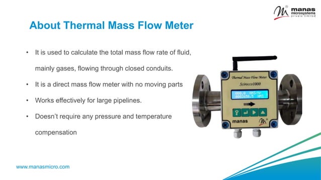 Thermal Mass Flow Meter.pptx | Physics | Science