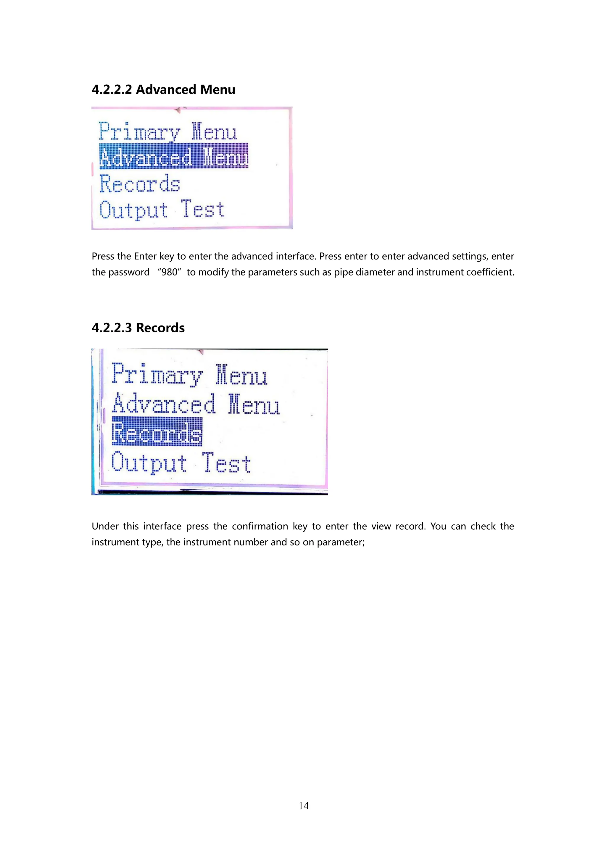 Thermal mass flow meter Operational Manual.pdf