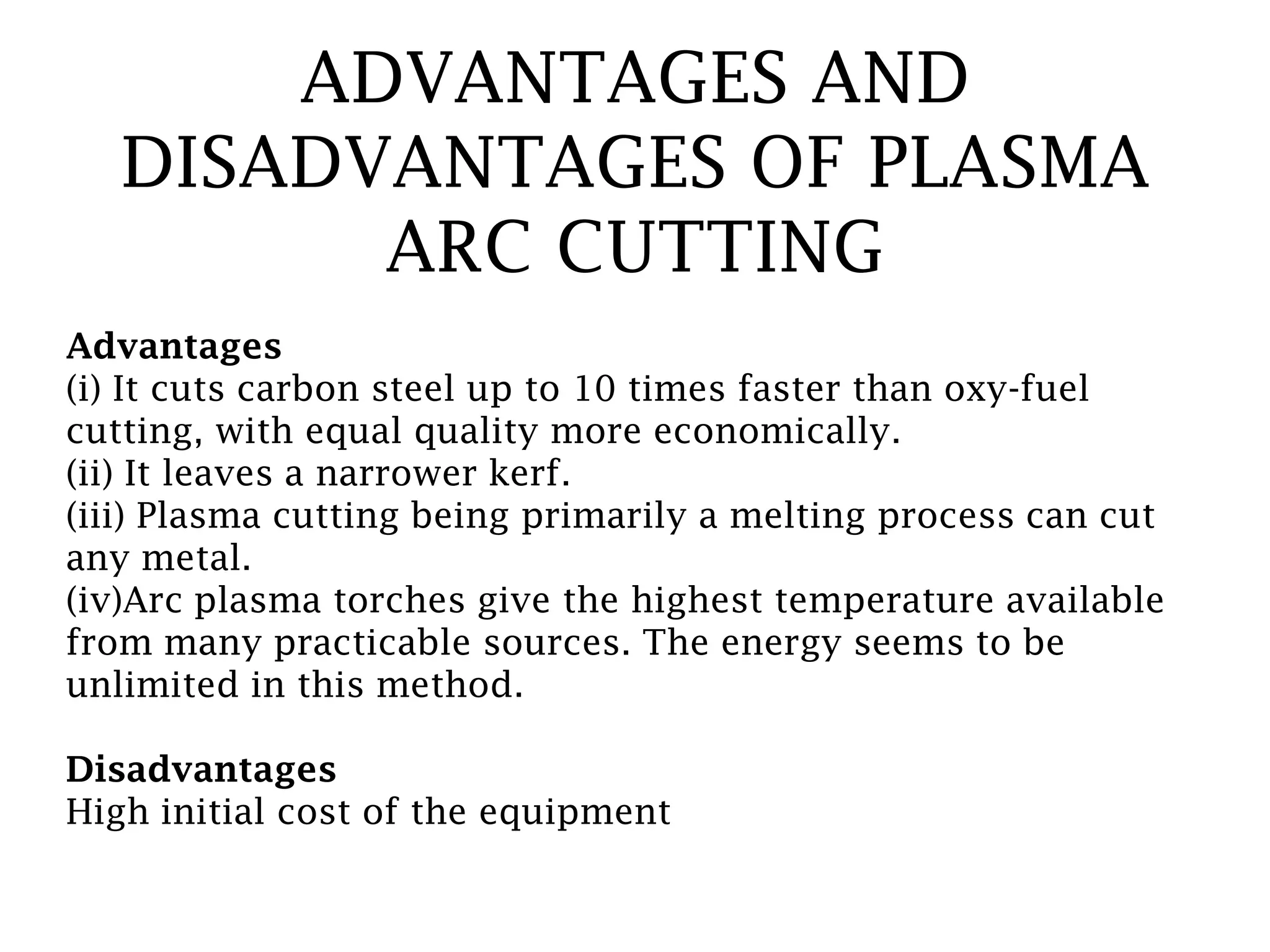Thermal & mechanical cutting | PPTX