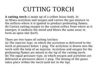 Thermal & mechanical cutting | PPTX