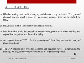 Thermal method of analysis. | PPTX