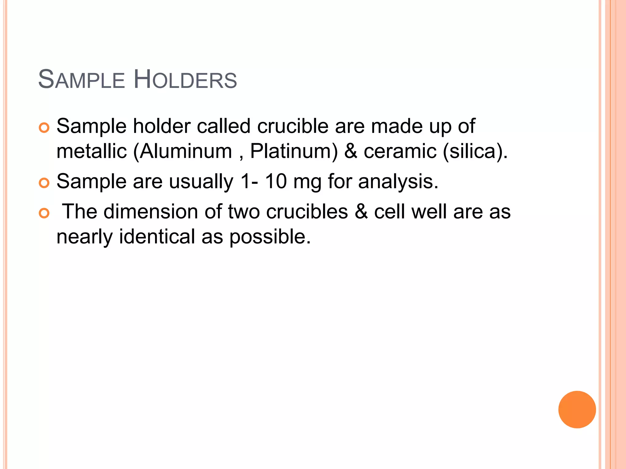 Thermal method of analysis | PPT
