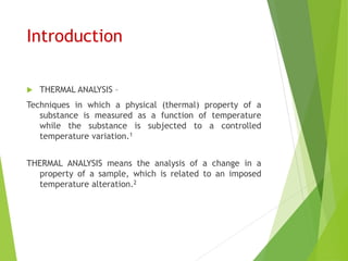 thermalmethods of analysis by talha shahid.ppt