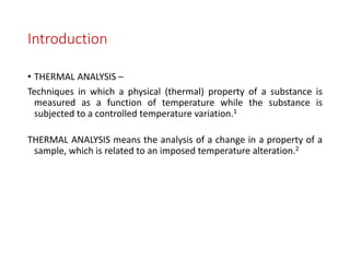 thermalmethods of analysis by talha shahid.ppt
