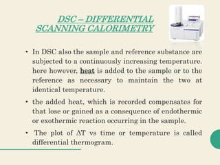 Thermal Method Of Analysis | PPTX