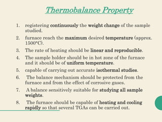 Thermal Method Of Analysis | PPTX