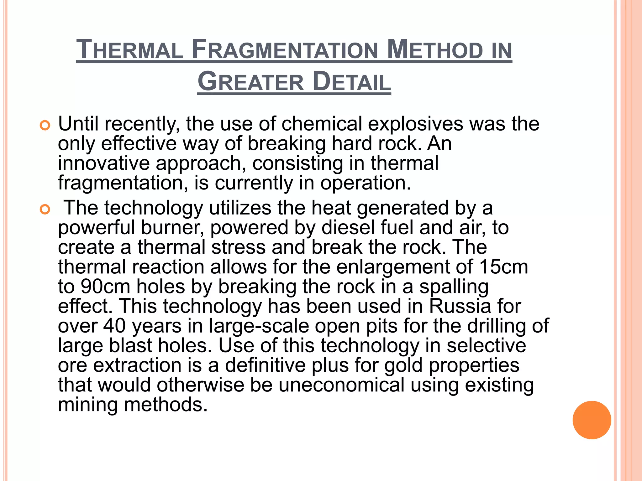 Thermal mining | PPT