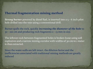 Thermal mining | PPT
