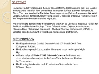 THERMAL PERFORMANCE ANALYSIS OF ABSORBER PLATE FOR NOCTURNAL.pptx