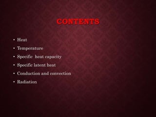Thermal physics | PPTX