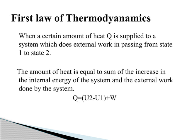 Thermal Dynamics- Laws of thermodynamics | PPT