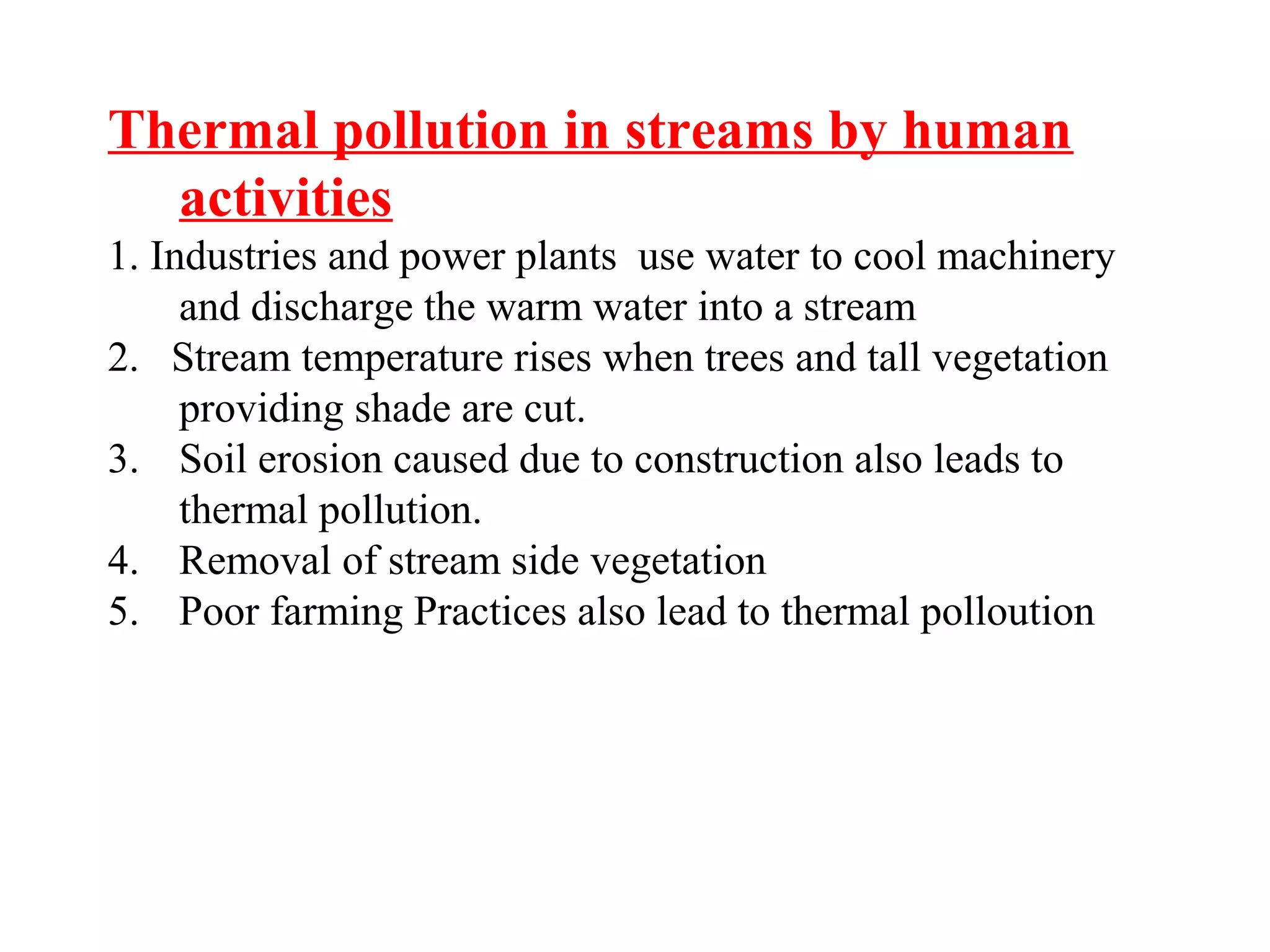 Thermal pollution | PPT