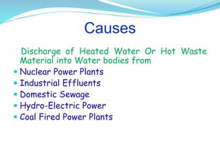 Control Of Thermal Pollution