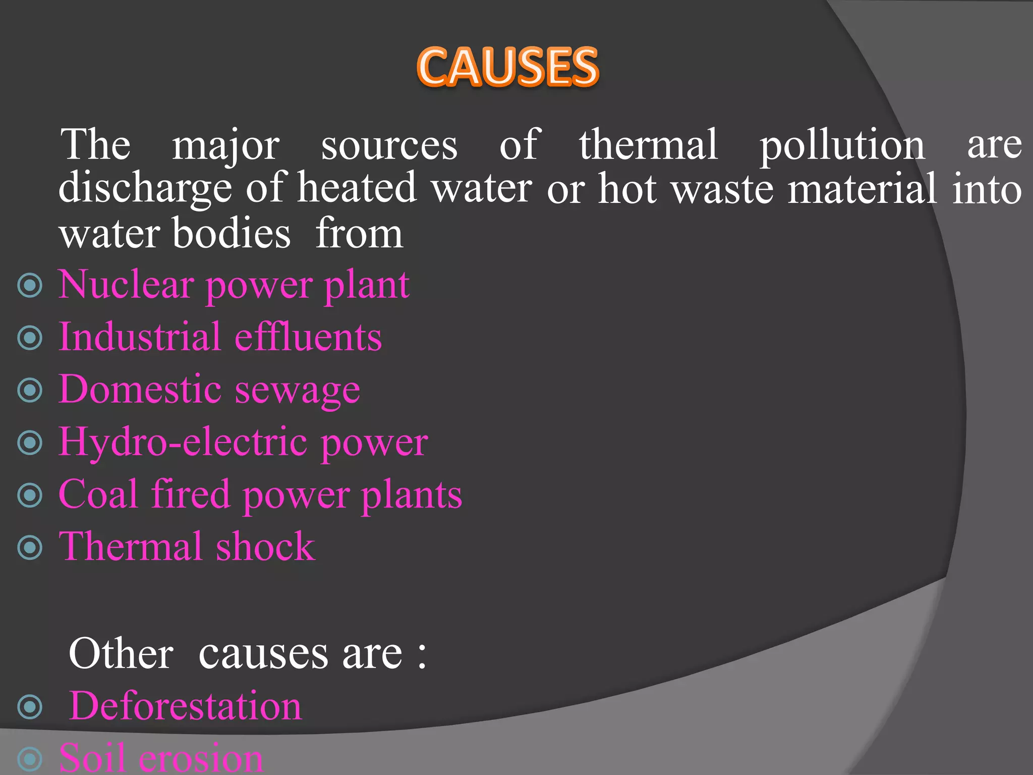 Thermal pollution | PPTX
