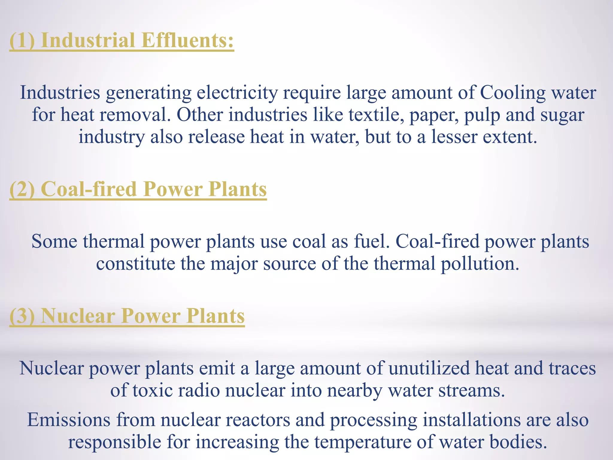 Thermal pollution | PPTX