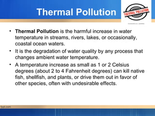 Thermal pollution | PPT