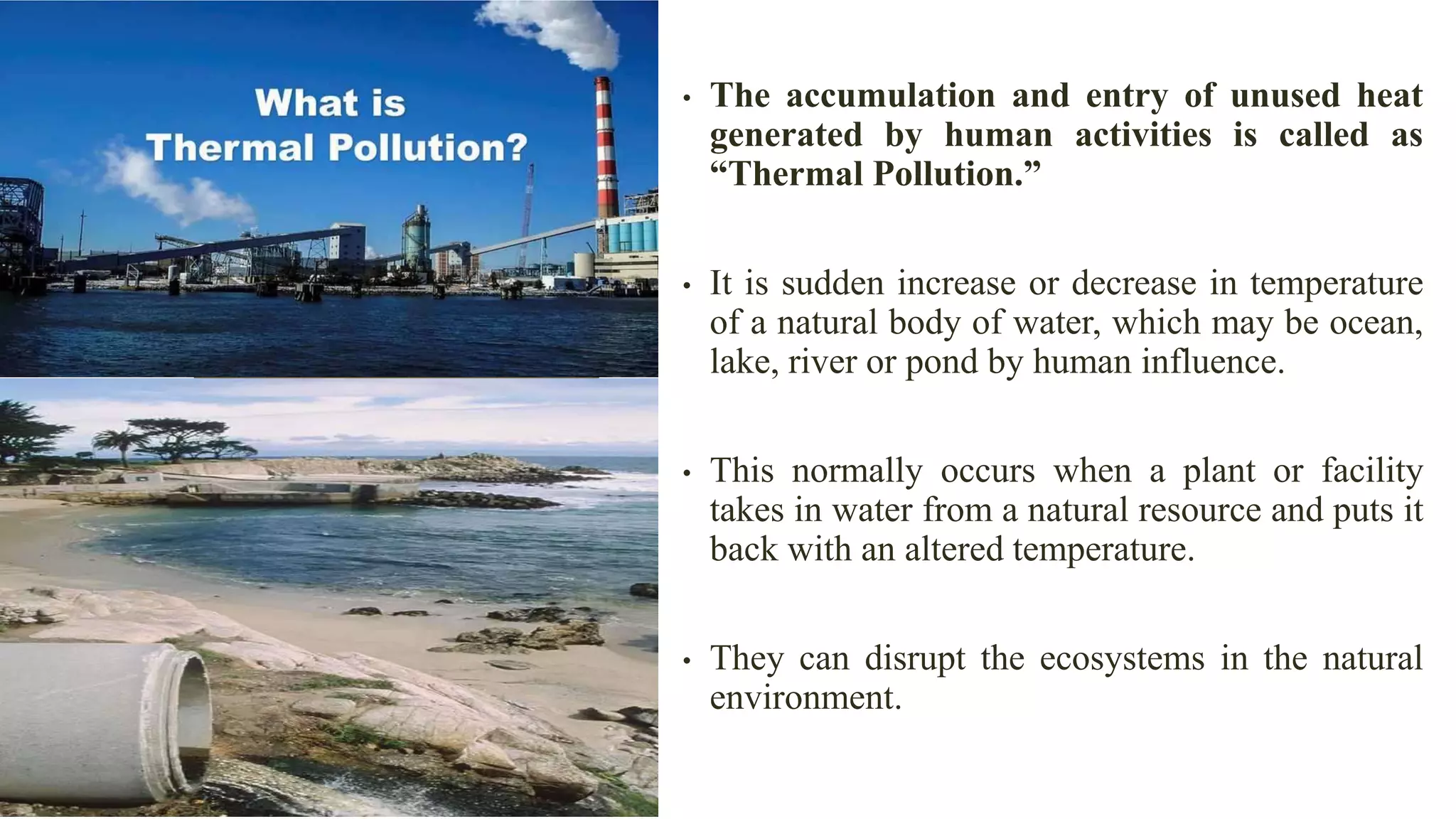 Thermal pollution | PPTX