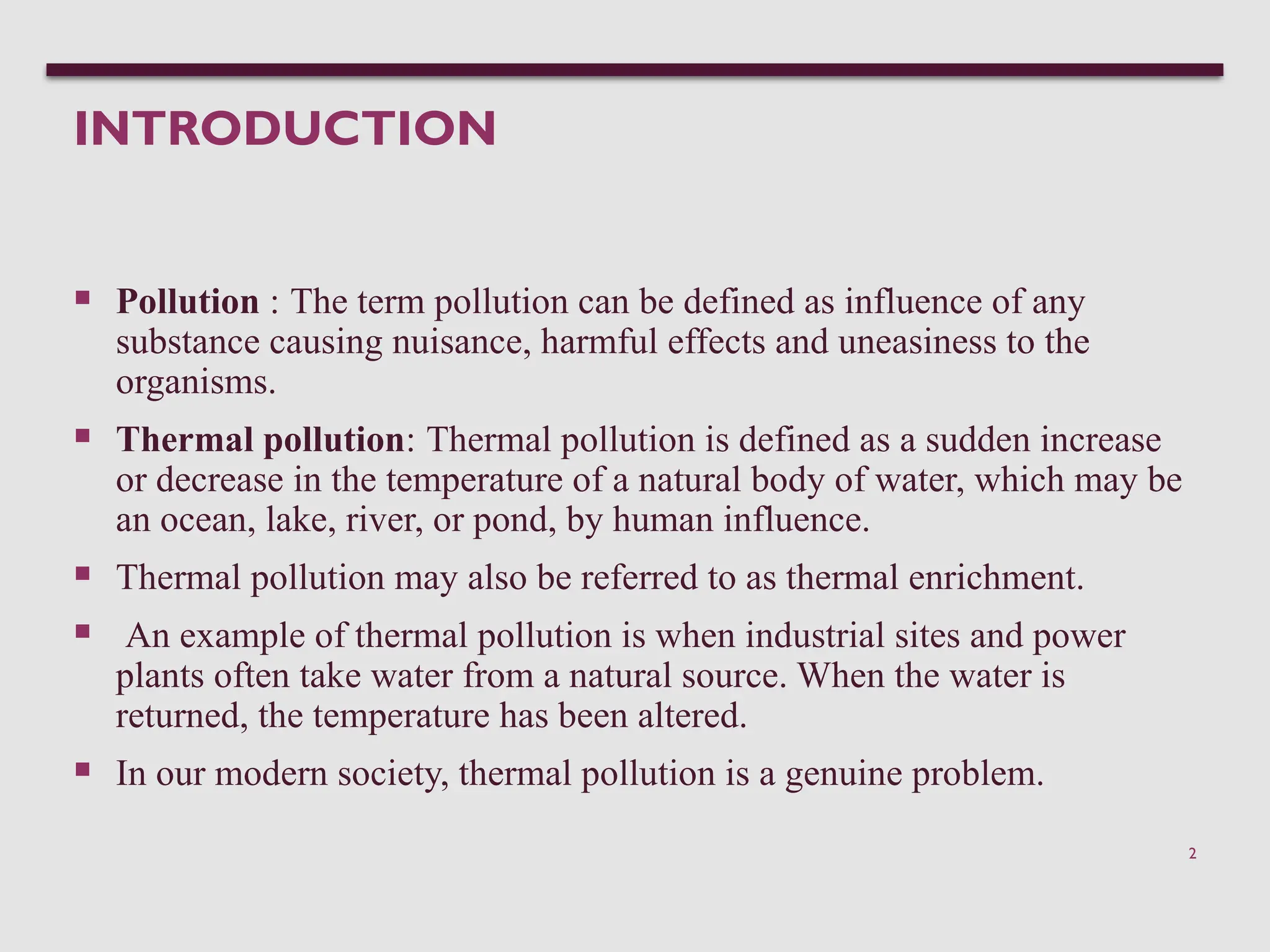 Thermal Pollution – Causes, Effects, and Solutions | PPTX