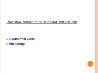 Thermal pollution | PPT