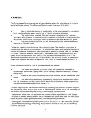 Thermal Power Generation Report | DOCX