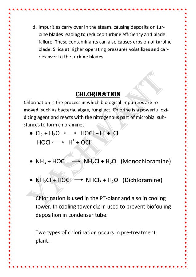 Thermal power house chemistry at DVC BANJHEDIH, KODERMA, JHARKHAND by ...