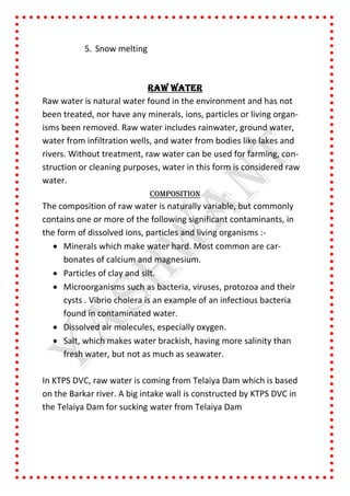 Thermal power house chemistry at DVC BANJHEDIH, KODERMA, JHARKHAND by ...