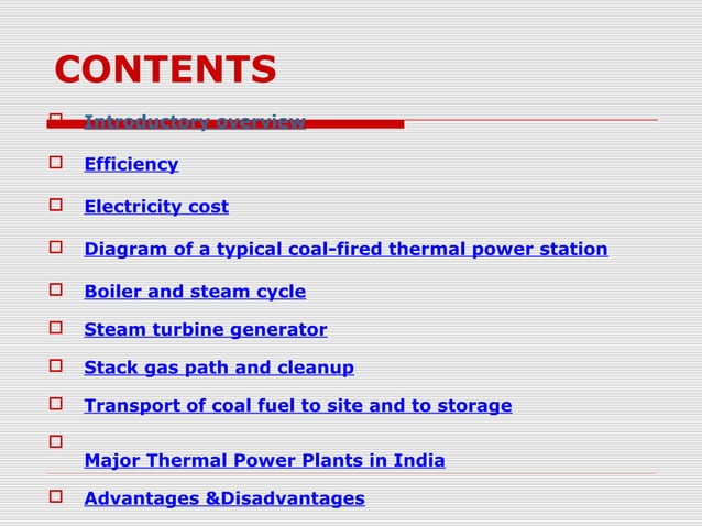 Thermal power plant | PPT