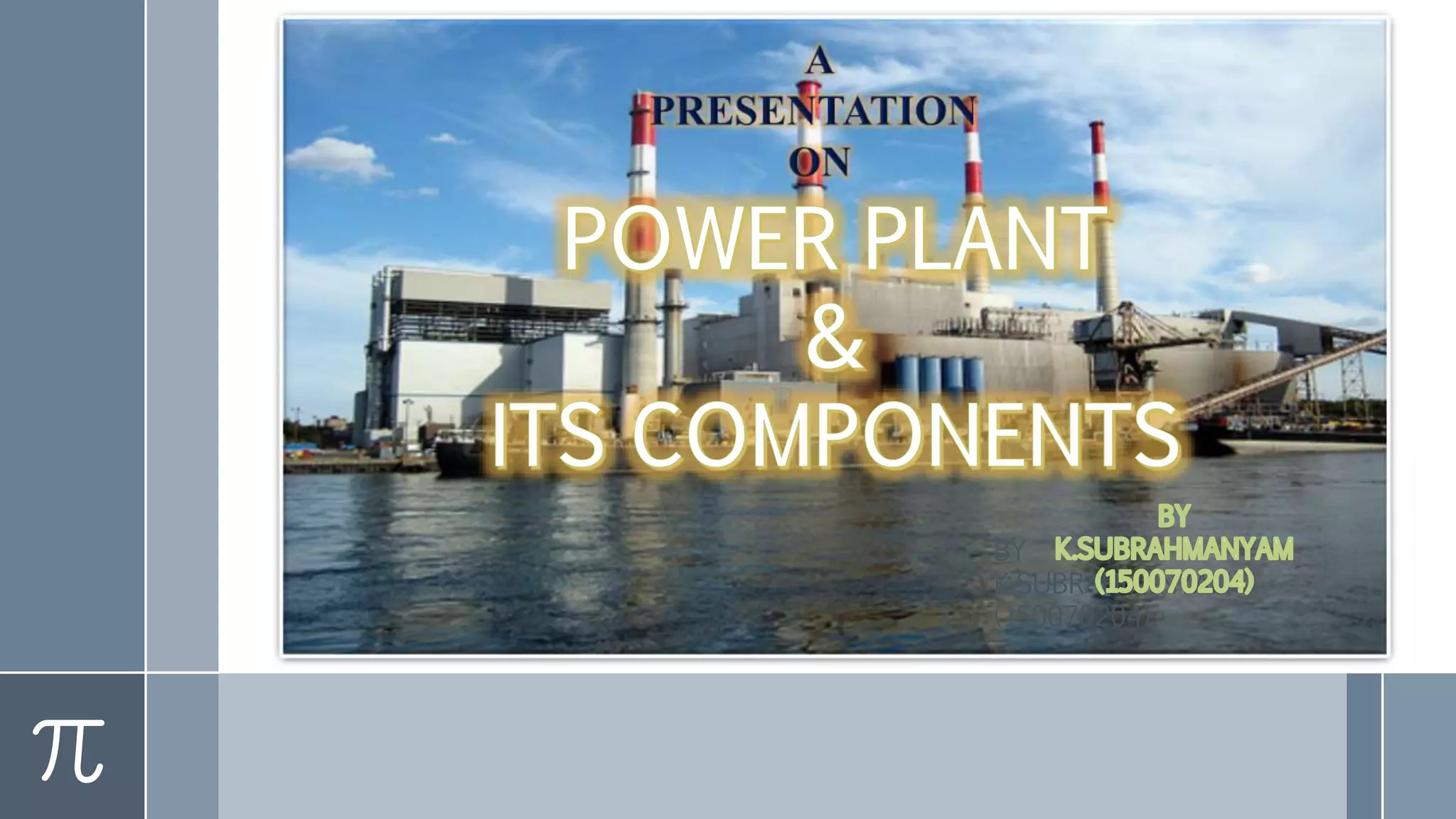 Thermal power plant | PPT