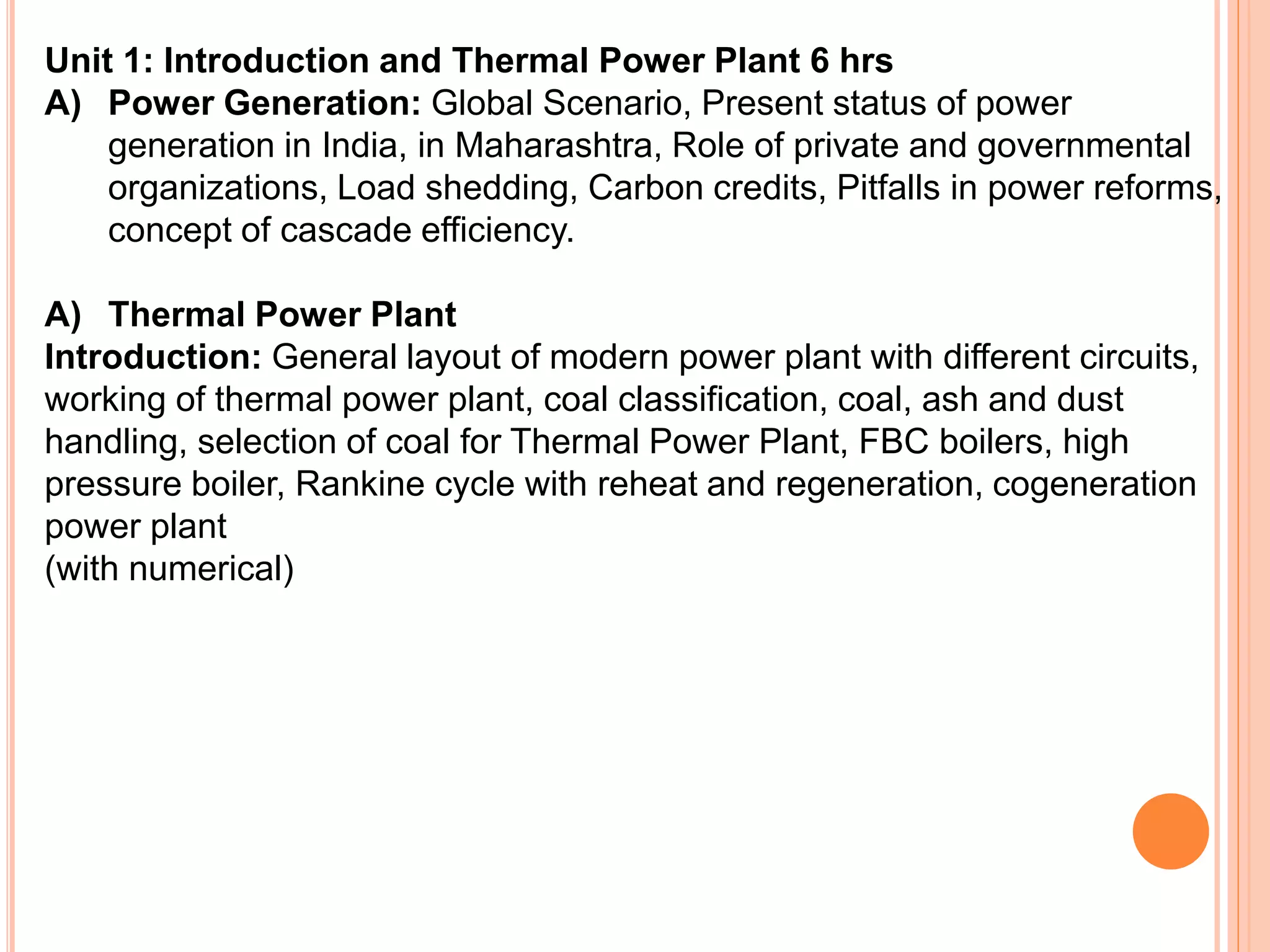 Thermal power plant | PPTX