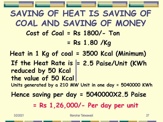 Thermal power plant efficiency | PPTX | Power and Energy Industry ...