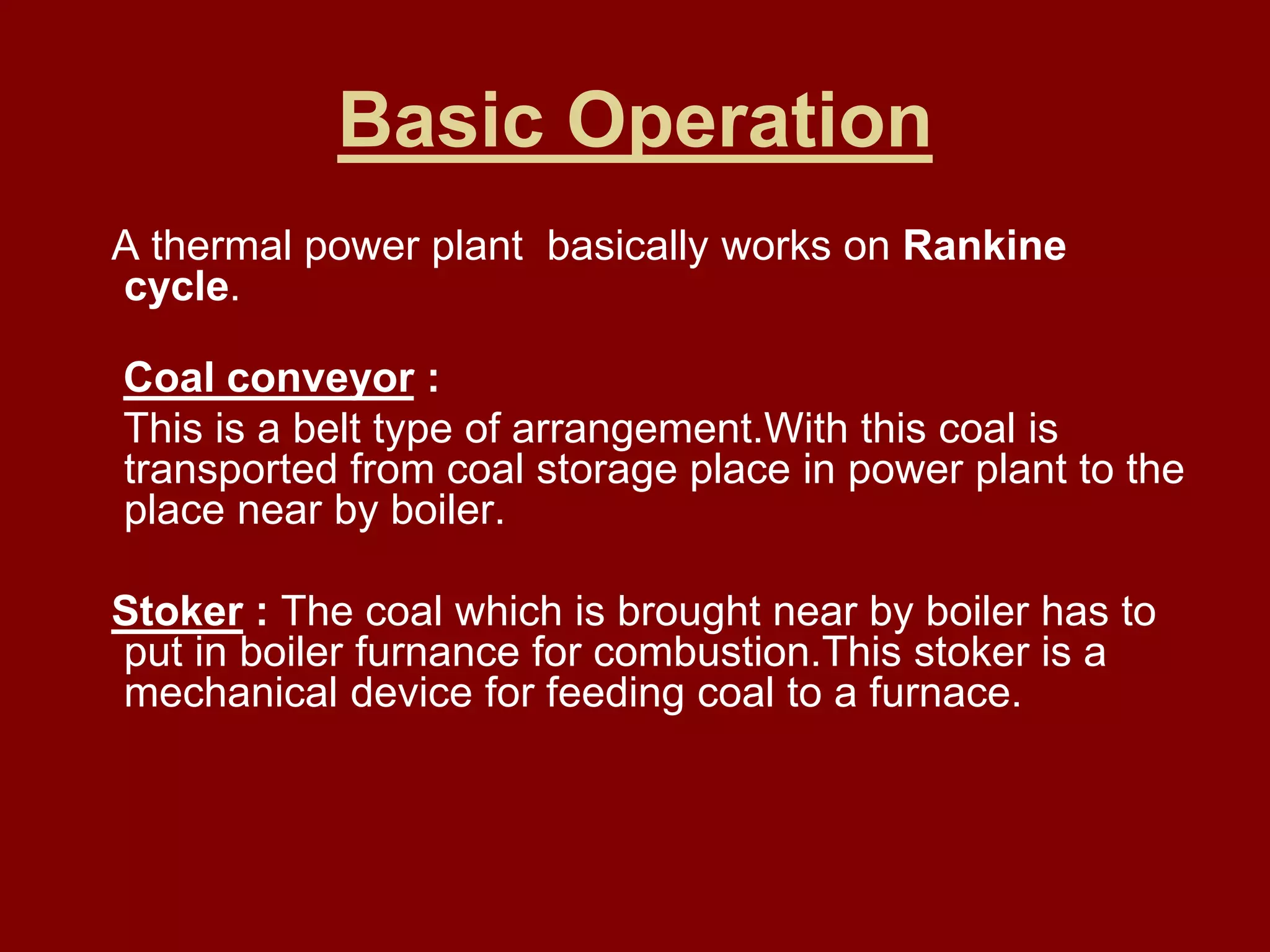 Thermal power plant layout | PPTX