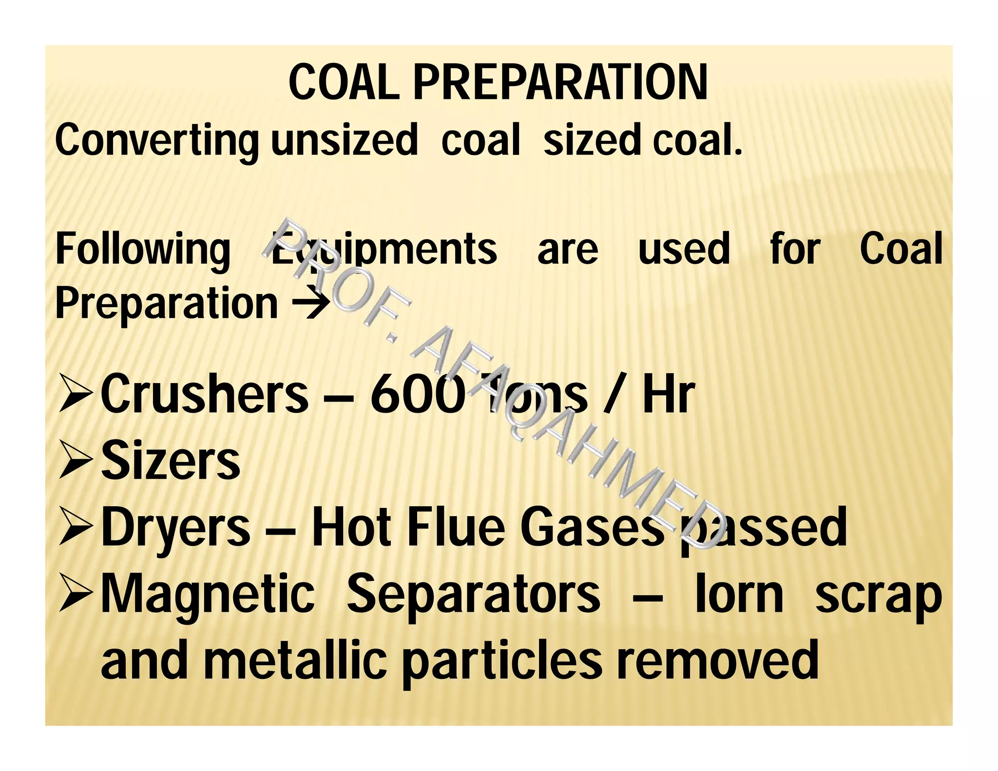 THERMAL POWER PLANT AND COAL HANDLING | PDF