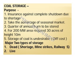THERMAL POWER PLANT AND COAL HANDLING | PDF