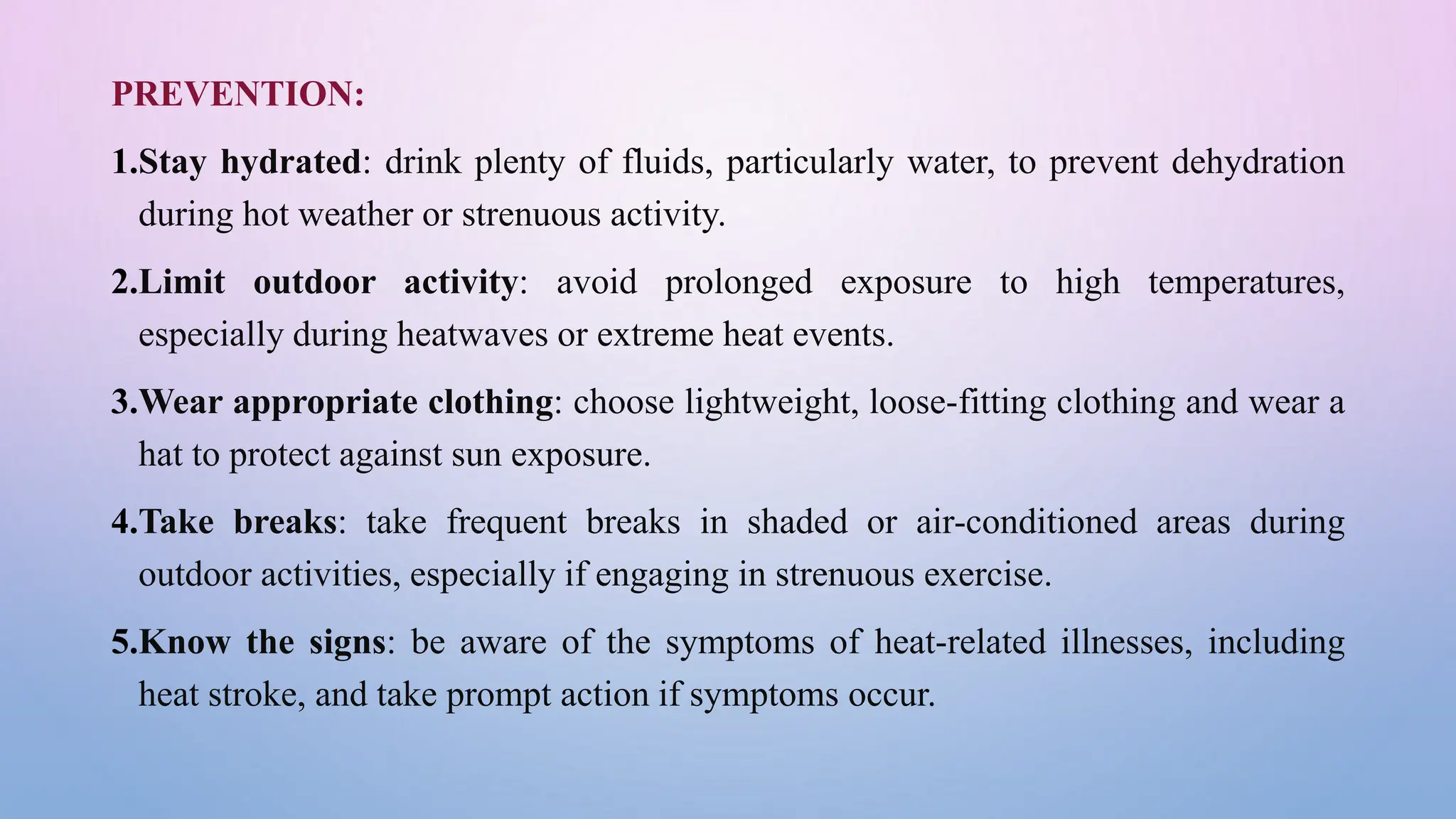 THERMAL EMERGENCIES.POWER POINT PRESENTATION | PPTX