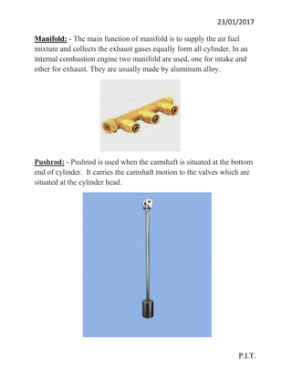 various parts of an i.c. engine pdf | PDF