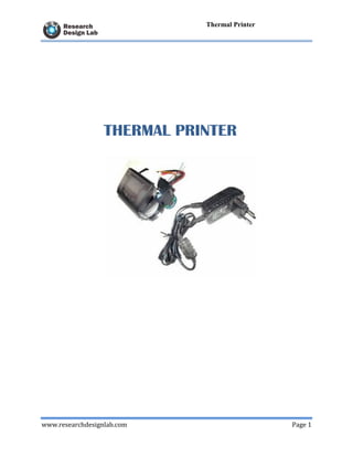 Thermal Printer | PDF