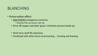Thermal processing and preservation of food | PPTX