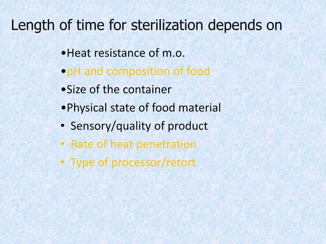 Thermal processing technologies | PPT | Cooking | Food & Drink