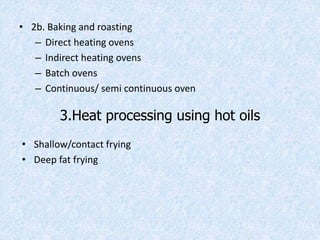 Thermal processing technologies | PPT