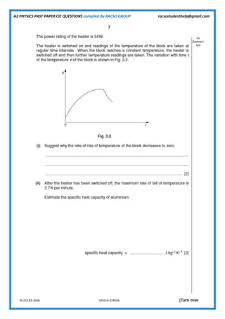 Thermal properties of materials and temperature | PDF