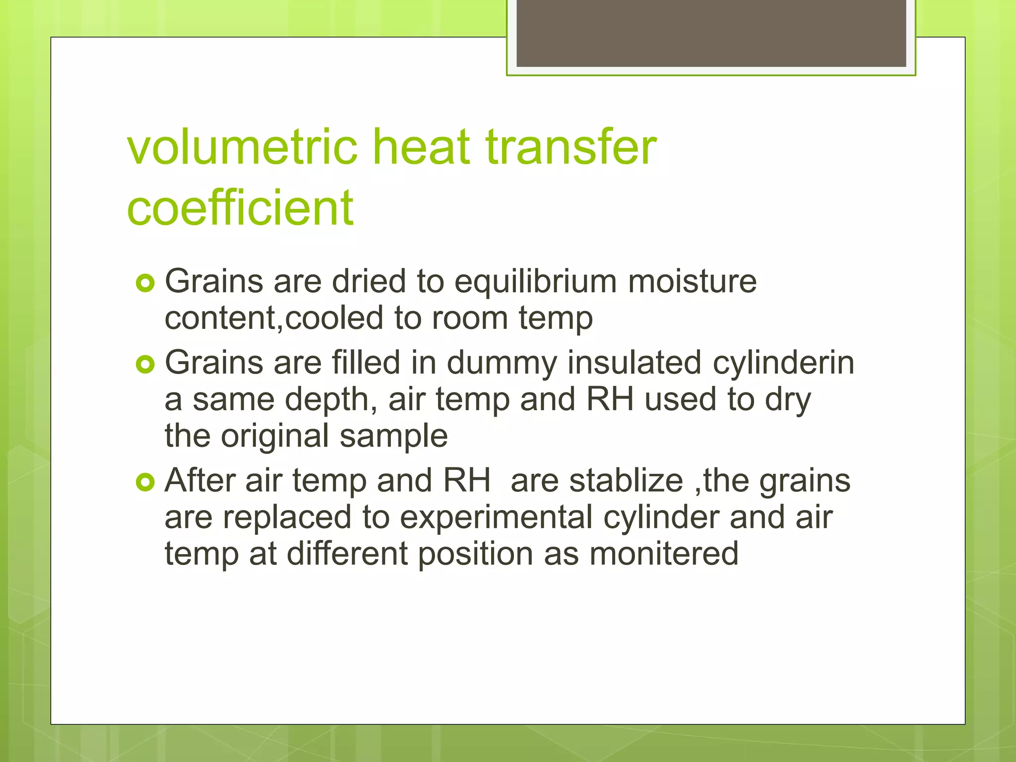 Thermal properties of grain | PPTX