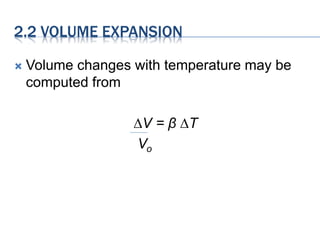 Thermal properties of materials | PPTX